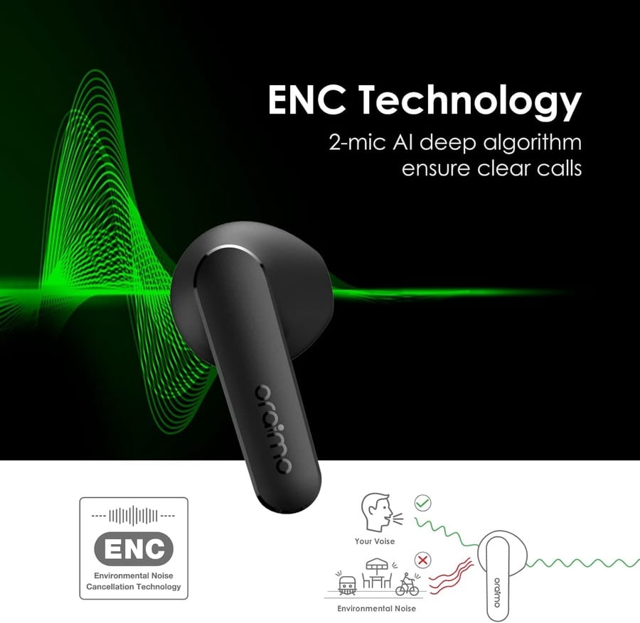 Oraimo Roll Truly Wireless Earbuds | سمارت تك | Smart Tech